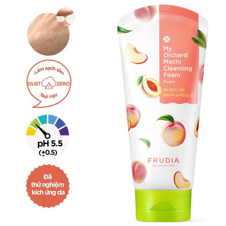 Sữa Rửa Mặt Cấp Ẩm Chiết Xuất Trái Đào Frudia My Orchard Mochi ...