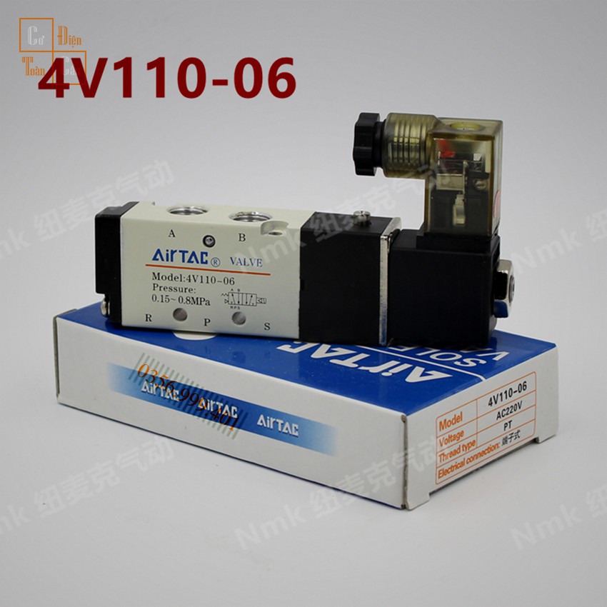 Van Điện Từ Khí Nén AIRTAC 4V110-06 chính hãng | Shopee Việt Nam