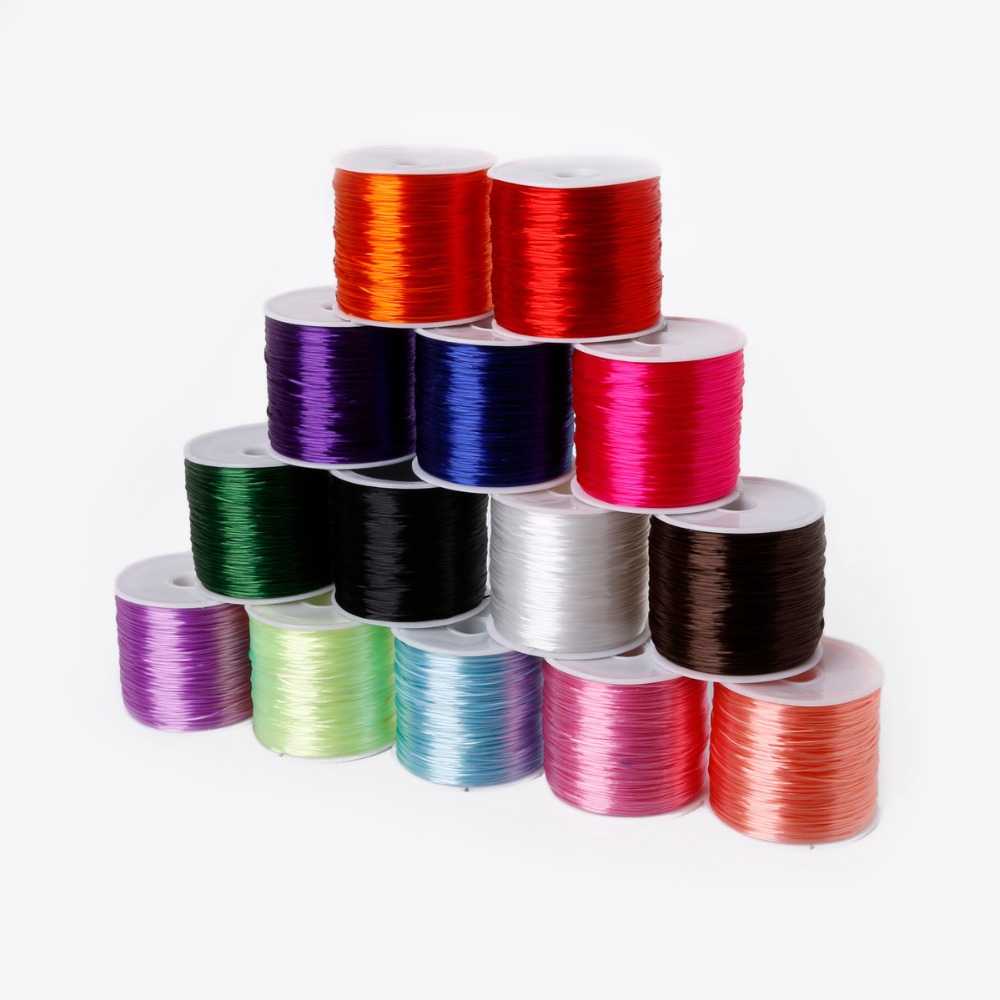 1 Cuộn 46M Sợi Đàn Hồi 0.7mm Dây Pha Lê Trong Suốt Dây Cao Su Nylon Co ...
