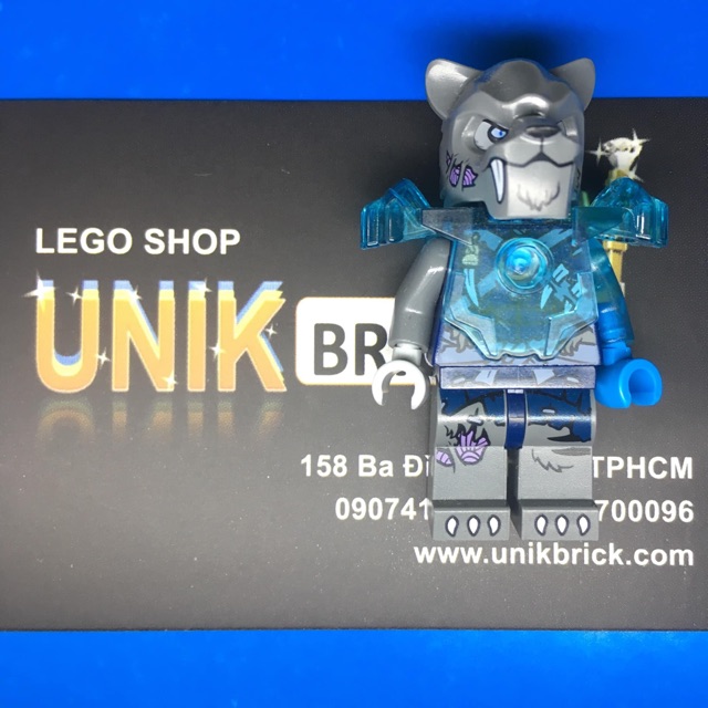 Lego UNIK BRICK Stealthor Hổ răng kiếm xám trong Huyền thoại Chima ...