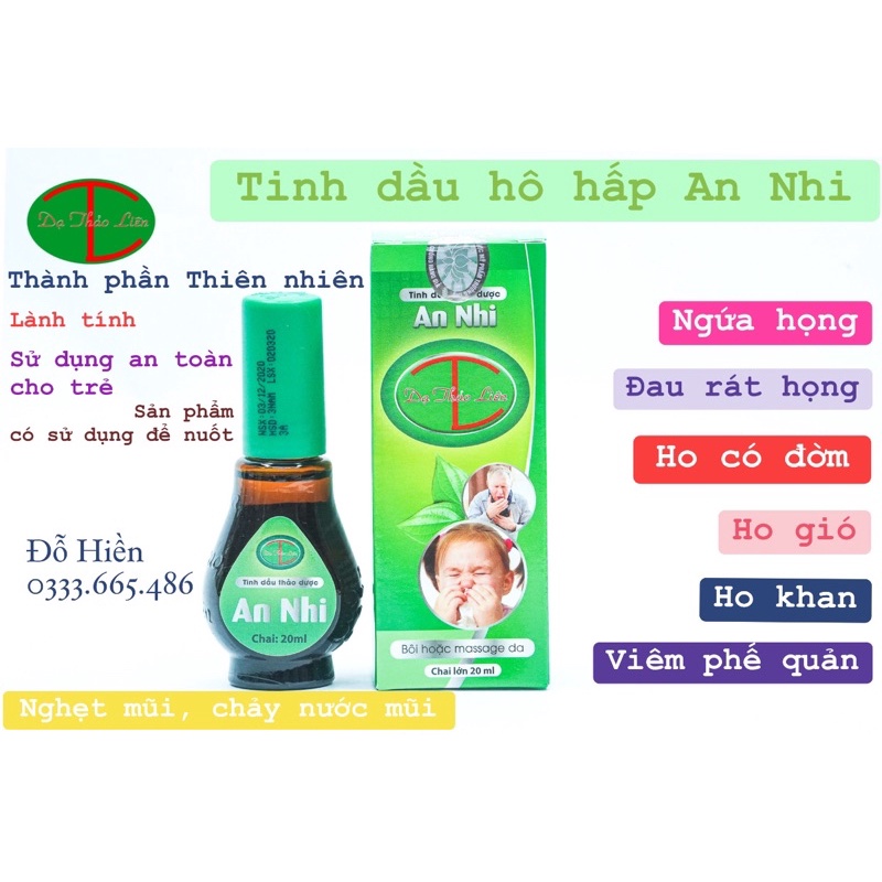 [CHÍNH HÃNG] Ti_nh dầu hô h_ấp An Nhi | Shopee Việt Nam