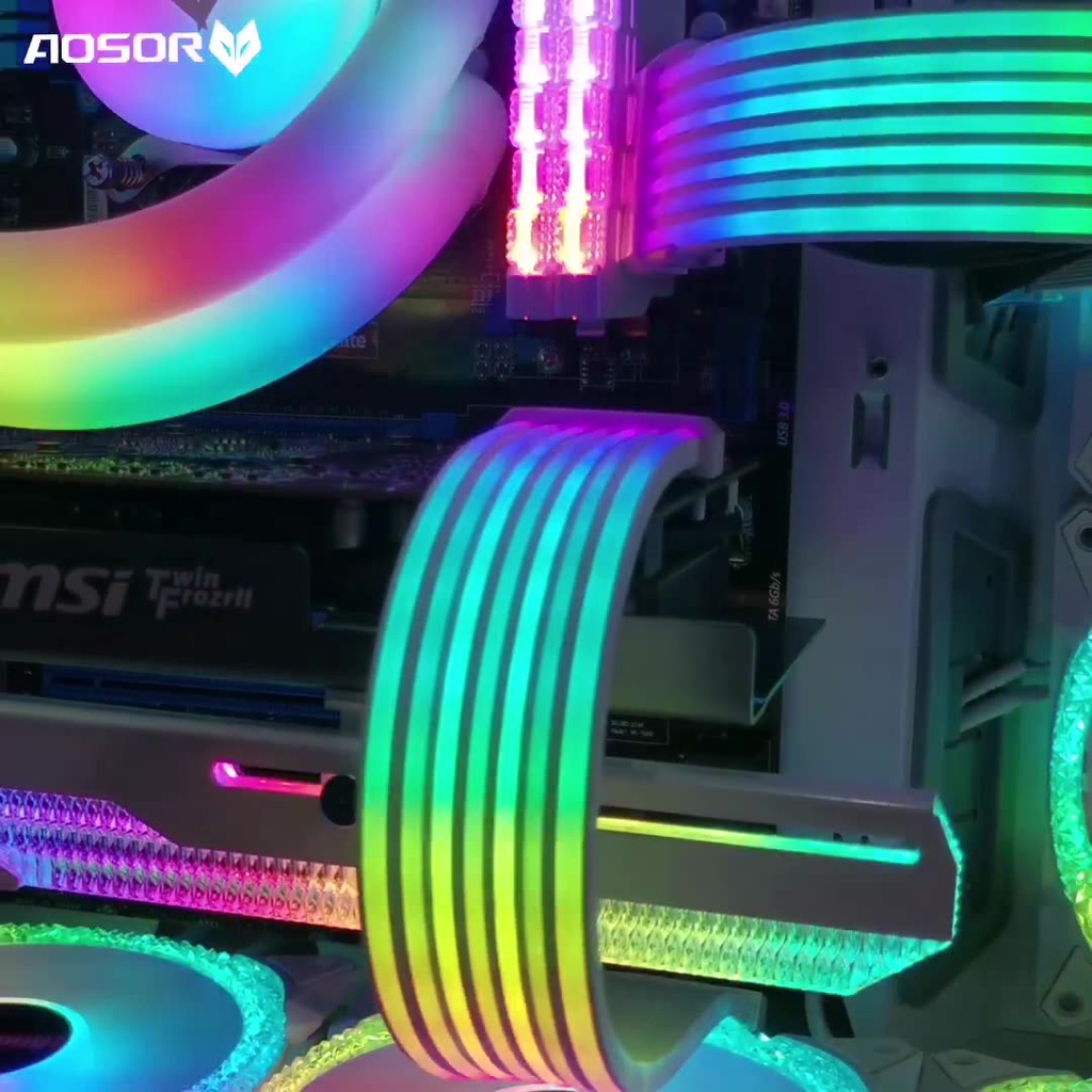 Corver Dây Nguồn Coolmoon Aosor AL200 / AL260 / AL300 - Led ARGB Neon ...