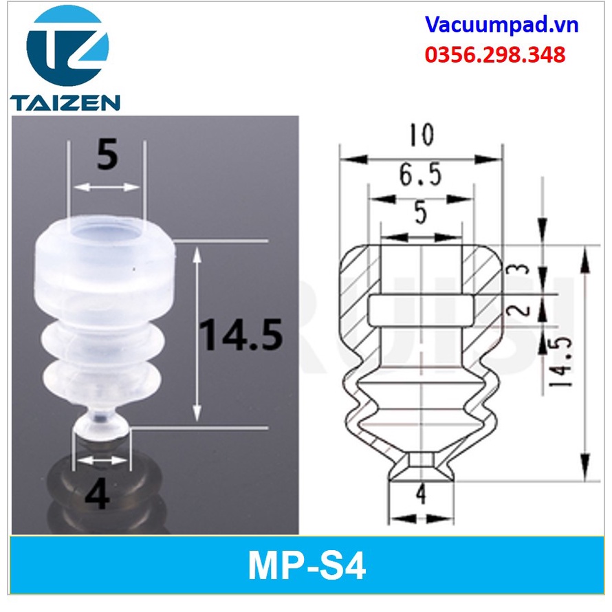 Giác hút, núm hút chân không SP/DP/MP-S (phi 4~30mm) 1 tầng, 2 tầng, 3 tấng đầu lắp 5mm | Shopee ...