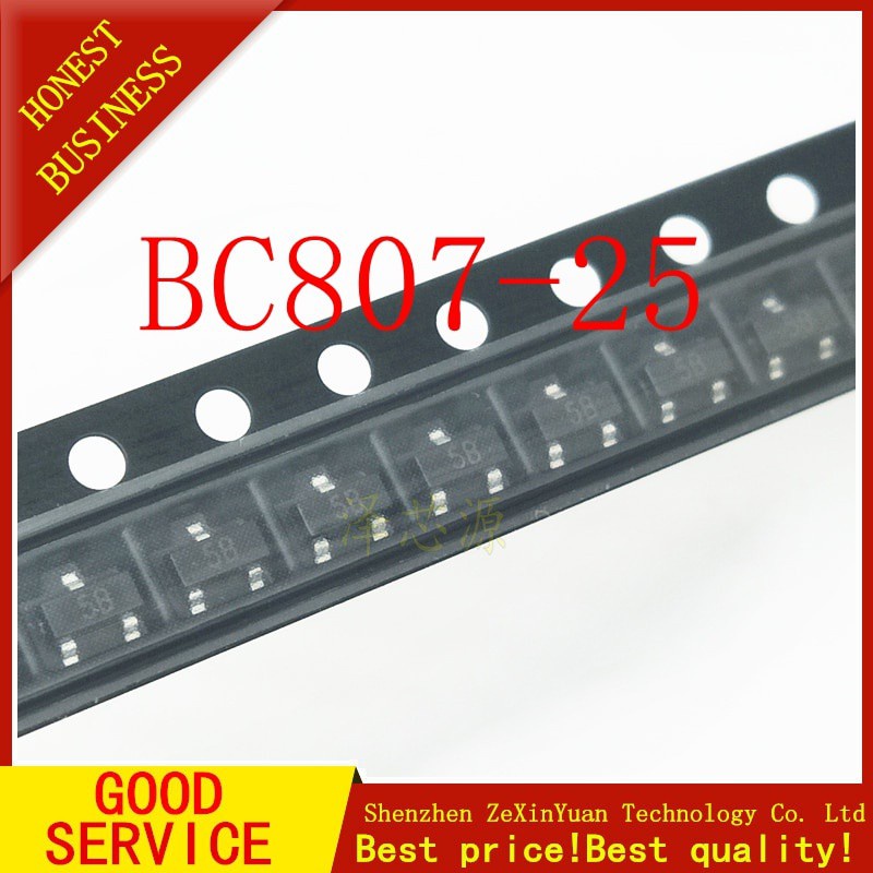100 Chiếc Bc807-25 5b1 807-25 Sot-23 5bw Transistor lưỡng cực | Shopee ...