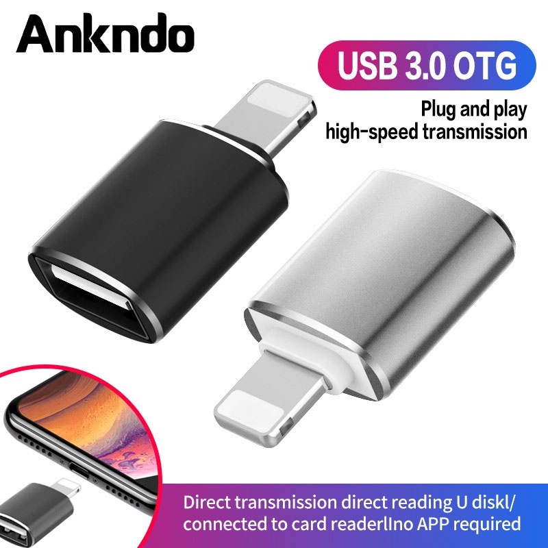 Đầu chuyển đổi ANKNDO OTG Light-(ning USB 3.0 thích hợp cho i/Pad iP 7 ...