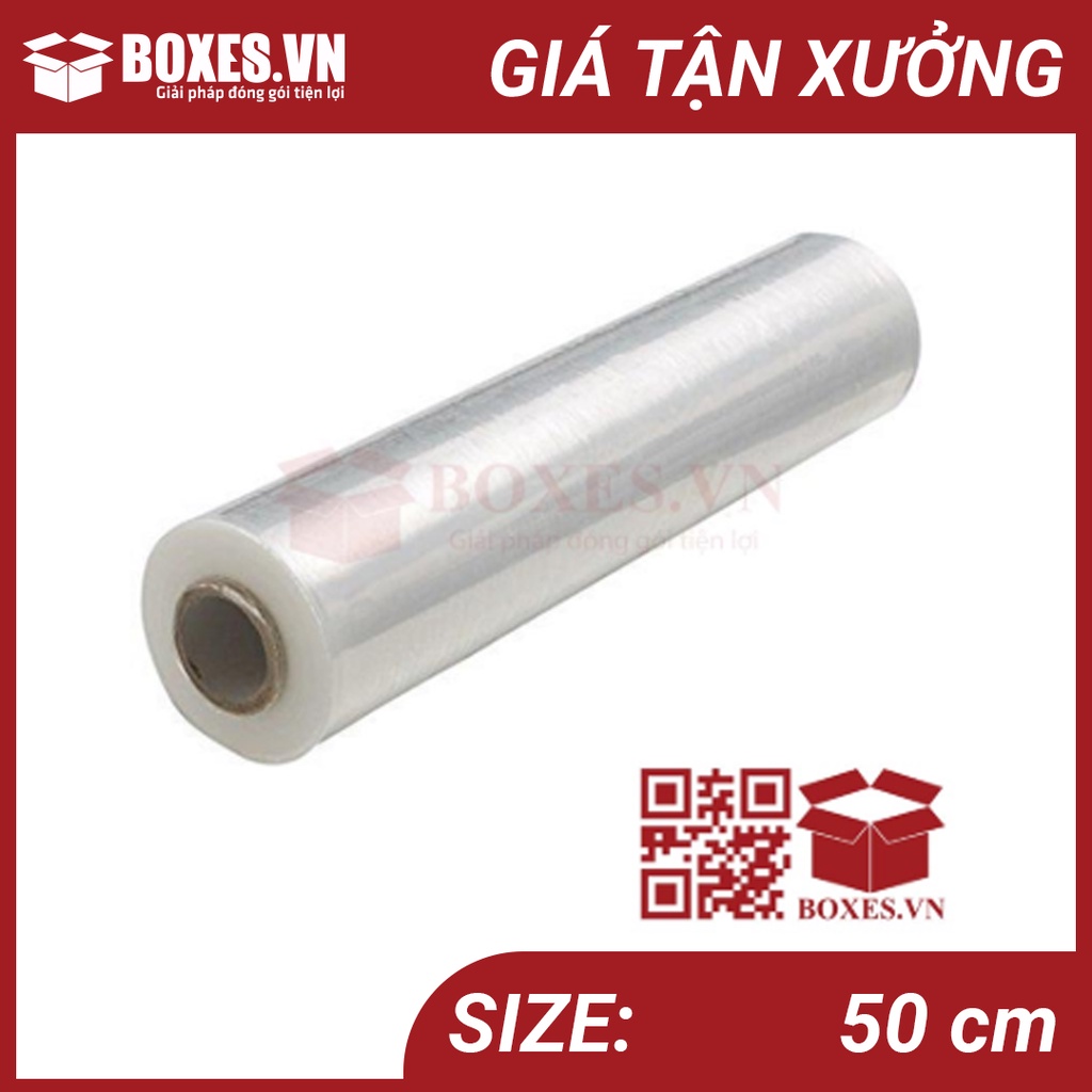 Màng PE 3.2kg khổ 50cm - Màng co - Màng chít quấn hàng | Shopee Việt Nam