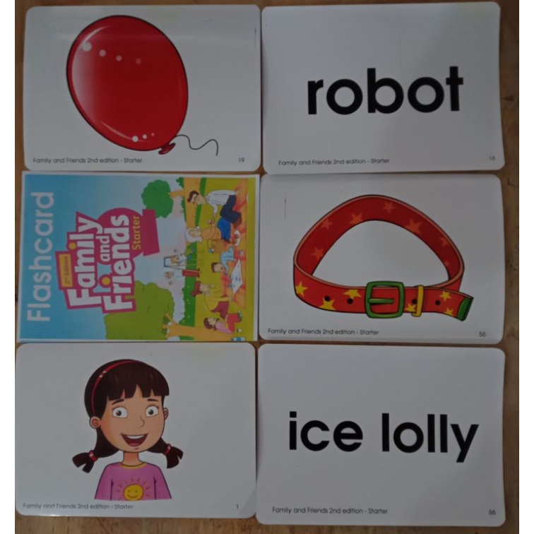 FLASHCARD FAMILY AND FRIENDS STARTER (A5-2M) | Shopee Việt Nam