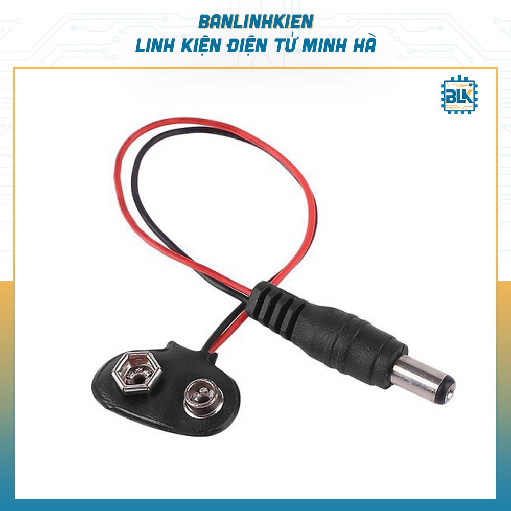 Dây Đế Pin 9V Ra Đầu Jack DC 5.5x2.1MM | Shopee Việt Nam
