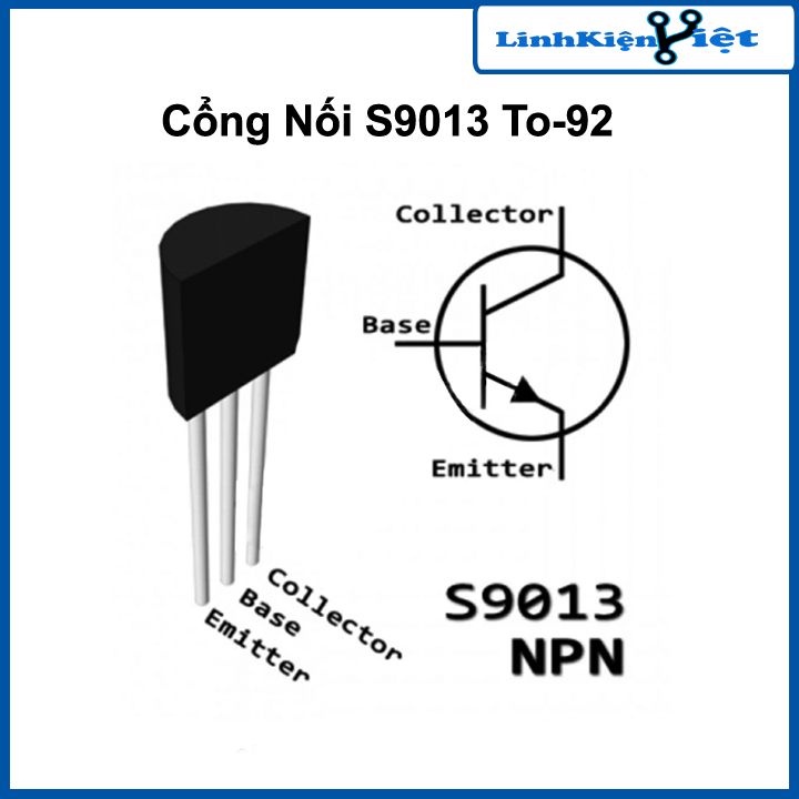Gói 10 con transistor S9013 TO-92 TRANS NPN 0,5A 20V | Shopee Việt Nam