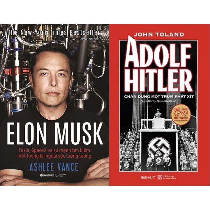 Sách - Combo 2 cuốn Elon Musk + Adolf Hitler Chân Dung Một Trùm Phát ...