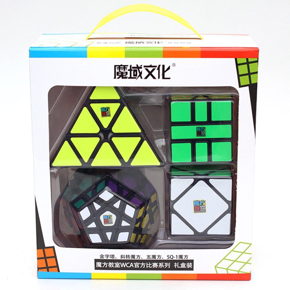 Combo 4 Rubik Moyu Sticker Biến Thể - Rubik Phát Triển Trí Não Siêu ...
