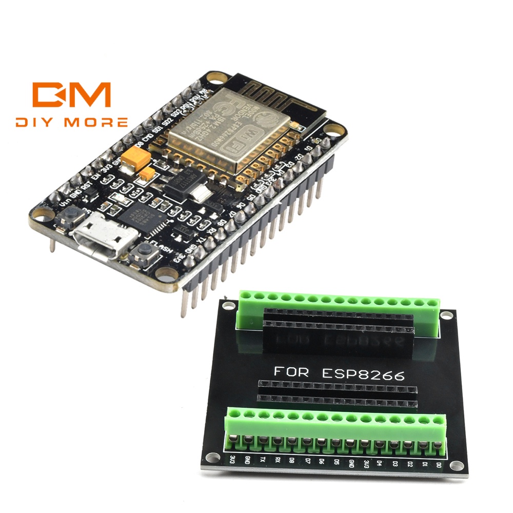 Bảng mạch mở rộng DIYMORE ESP8266 cho NODEMCU V2 GPIO ESP-12E WIFI ...