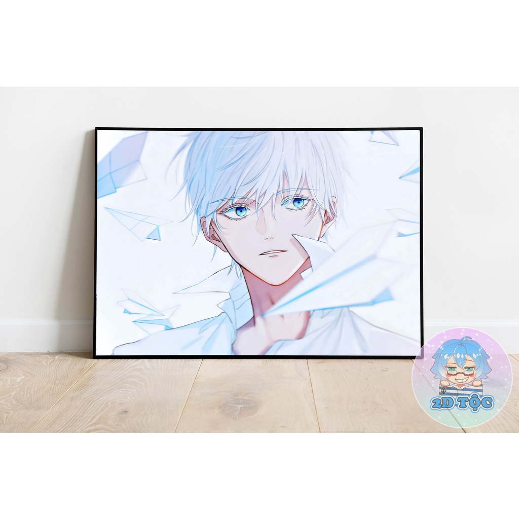 TRANH POSTER A3 GOJO SATORU (11) ANIME MANGA JUJUTSU KAISEN CHÚ THUẬT ...