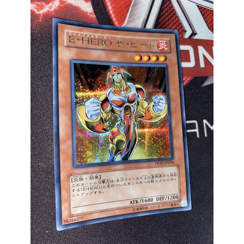 [OCG] PP10-JP004 - Elemental HERO Heat - Secret Rare | Shopee Việt Nam