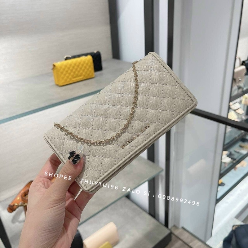 Túi ck mini fullbox da sần kèm dây đeo chéo | Shopee Việt Nam