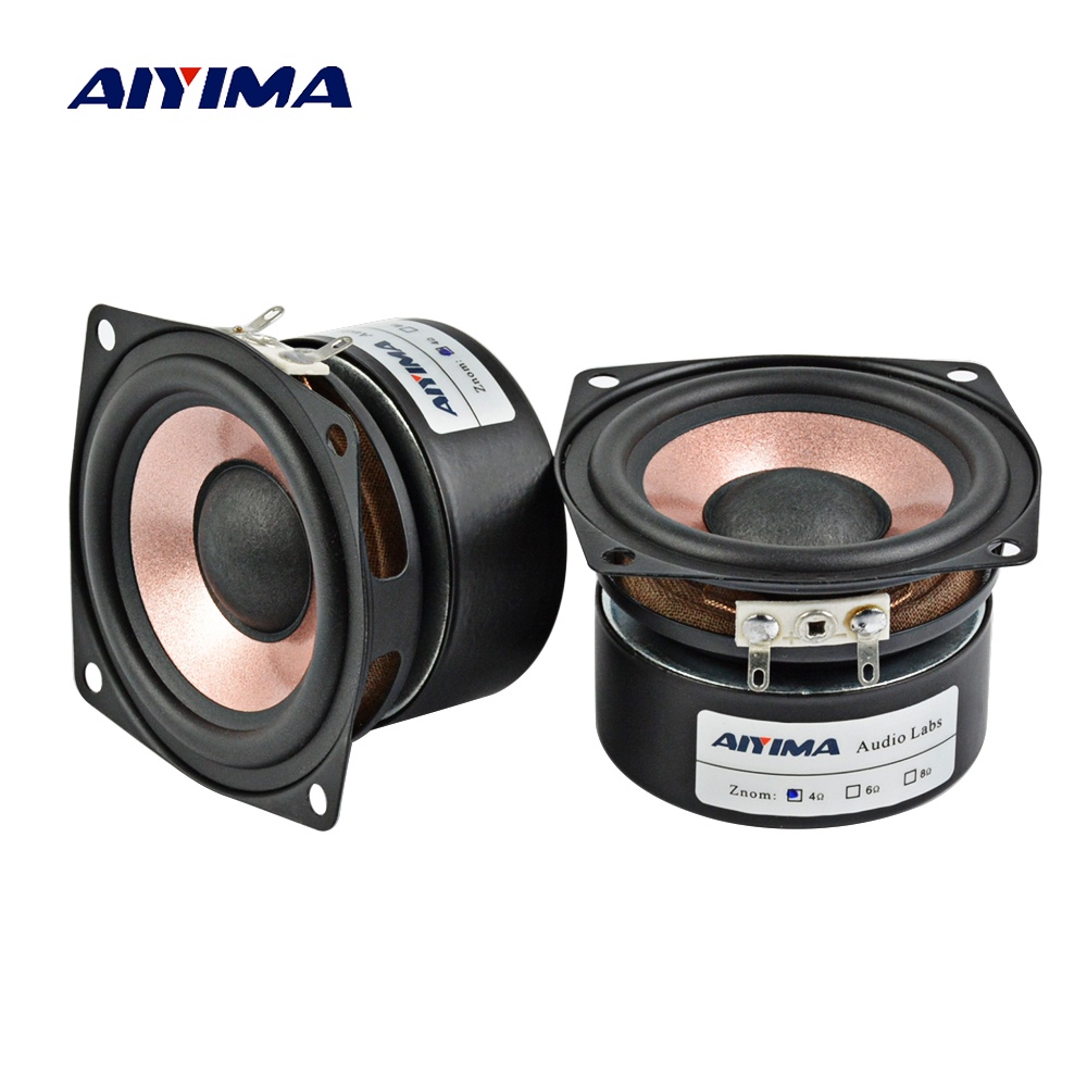 AIYIMA 2 Chiếc Loa Âm Thanh 2.5Inch 4Ohm 8Ohm HIFI Để Bàn Loa Toàn Phạm Vi Loa Độ Nhạy Cao 8-15W ...