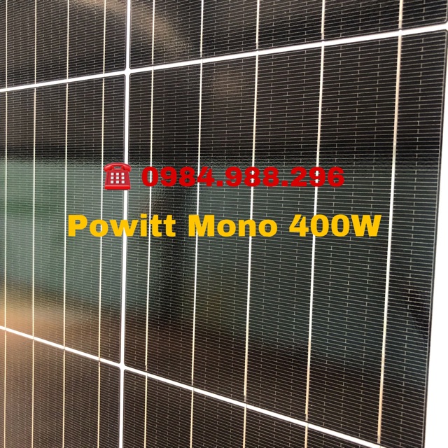 TẤM PIN NĂNG LƯỢNG MẶT TRỜI POWITT MONO 400W | Shopee Việt Nam