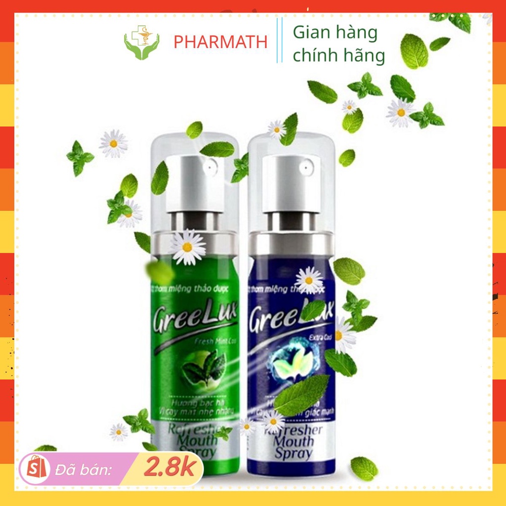 [PHARMATH] Xịt Thơm Miệng Greelux | Shopee Việt Nam