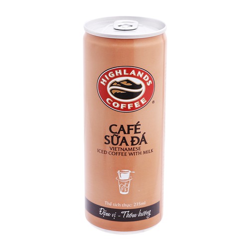 Cà Phê Sữa Đá Highlands Coffee Lon 185ML | Shopee Việt Nam