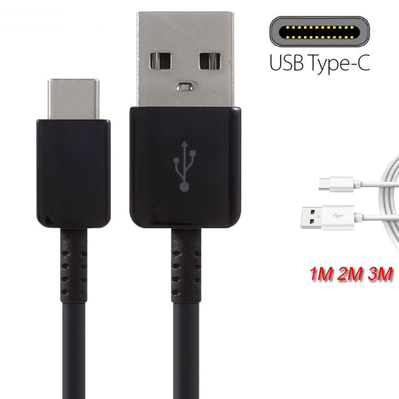 Dây cáp sạc nhanh USB Type C 1m 2m 3m 2A 5V tiện lợi | Shopee Việt Nam