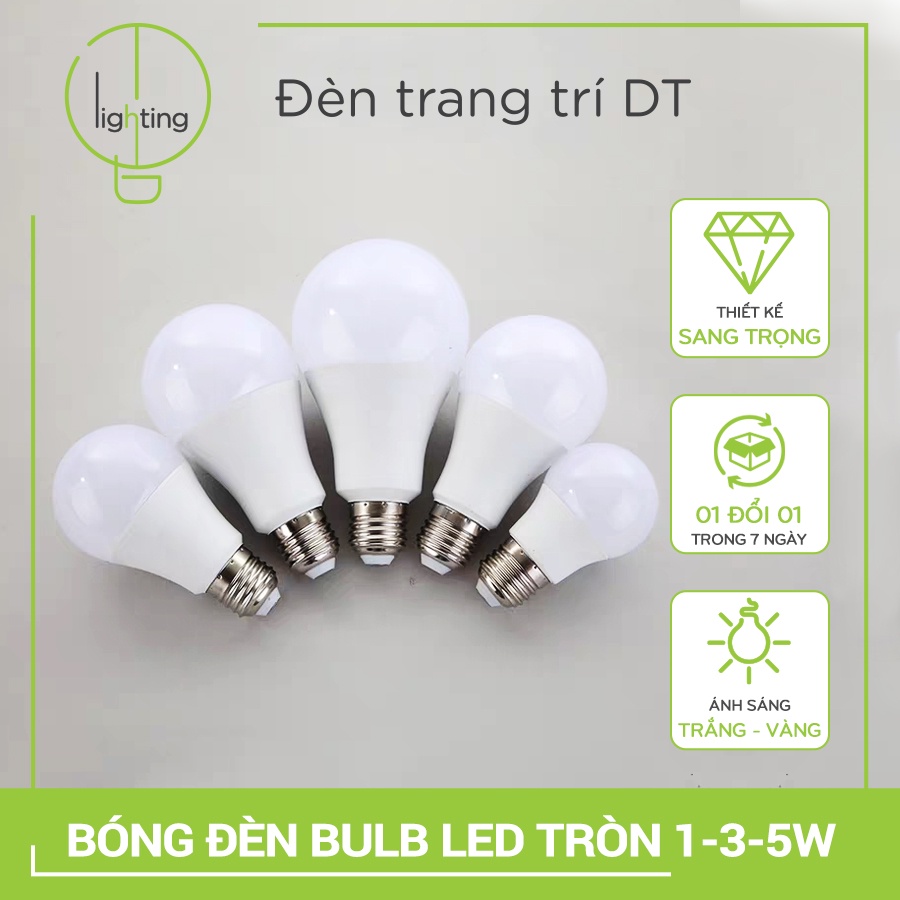 Bóng đèn bulb led 1w - 3w -5w ... | Shopee Việt Nam