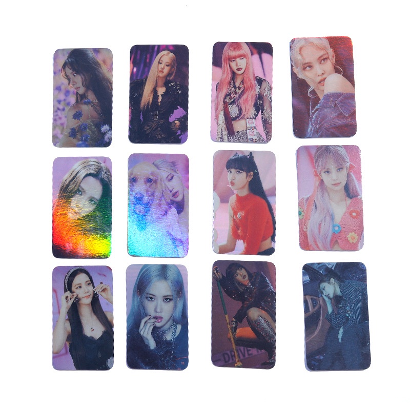 3 cái / Thẻ ảnh Blackpink Thẻ Flash Thẻ hành lý Thẻ Jennie LISA JISOO | Shopee Việt Nam