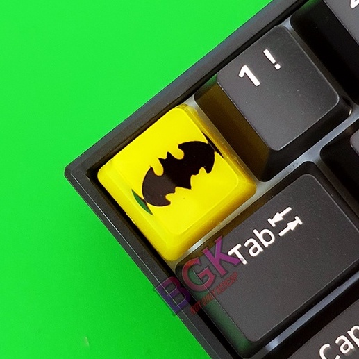 Keycap Lẻ hình LOGO Batman DC OEM profile ( keycap resin độc lạ ...
