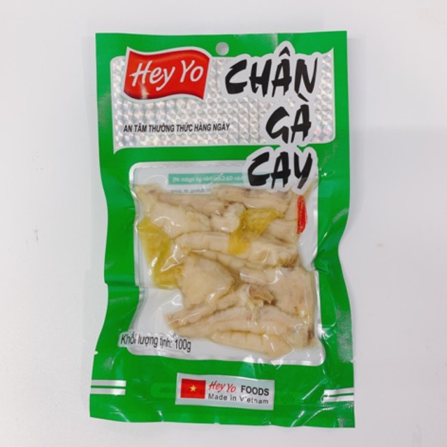 CHÂN GÀ CAY HEY YO GÓI 100G | Shopee Việt Nam