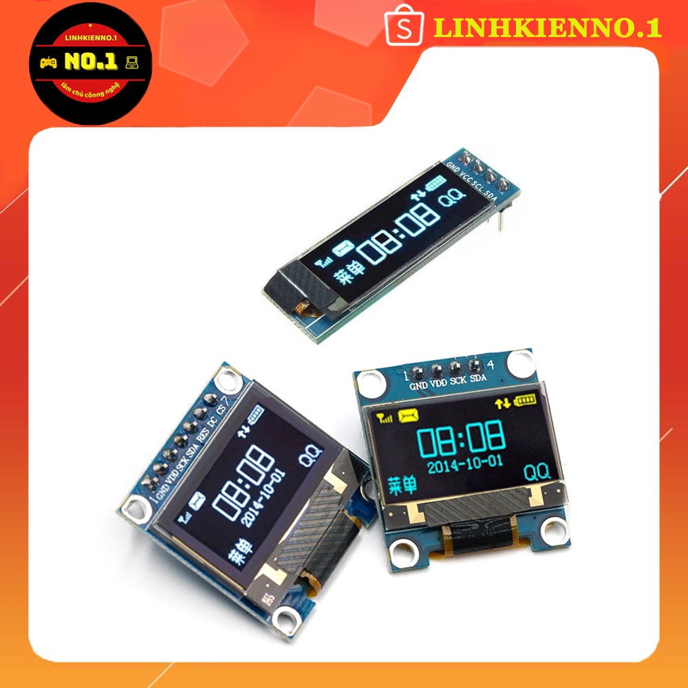 Màn Hình Oled 0.91 - 0.96 - 1.3 Inch Giao Tiếp I2C | Shopee Việt Nam Màn Hình Oled 0.91 - 0.96 - 1.3 Inch Giao Tiếp I2C | Shopee Việt Nam