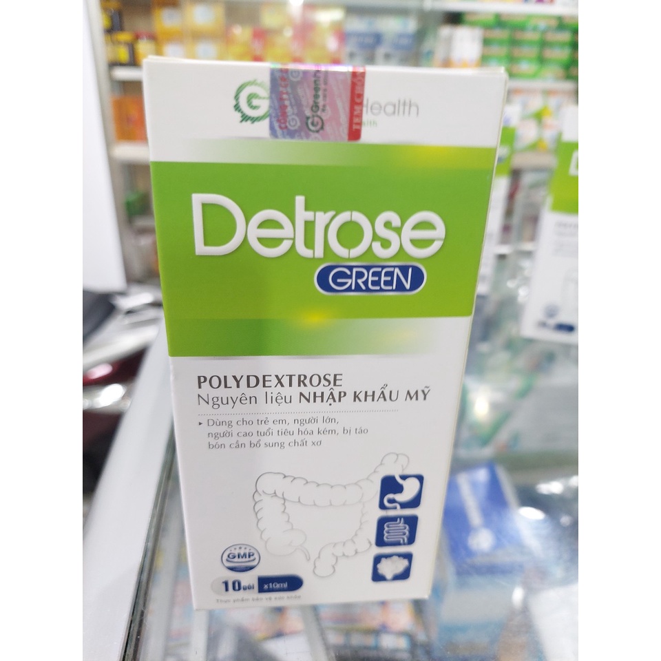 DETROSE Green hỗ trợ bổ sung chất xơ tự nhiên dùng cho người táo bón ...