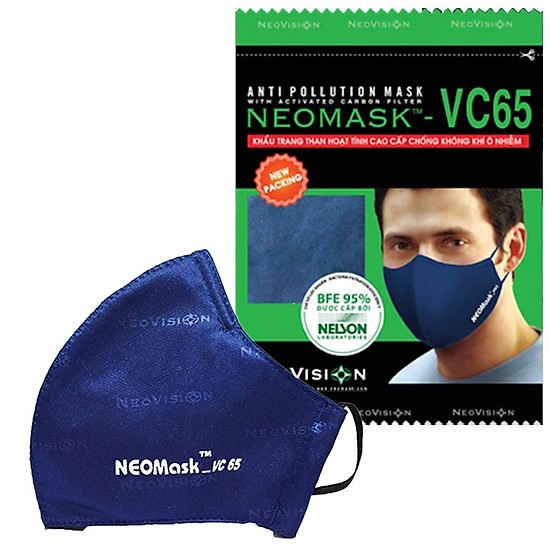 [Cam Kết hàng thật] Khẩu trang VC65 Than hoạt tính cao cấp lọc khí ô ...