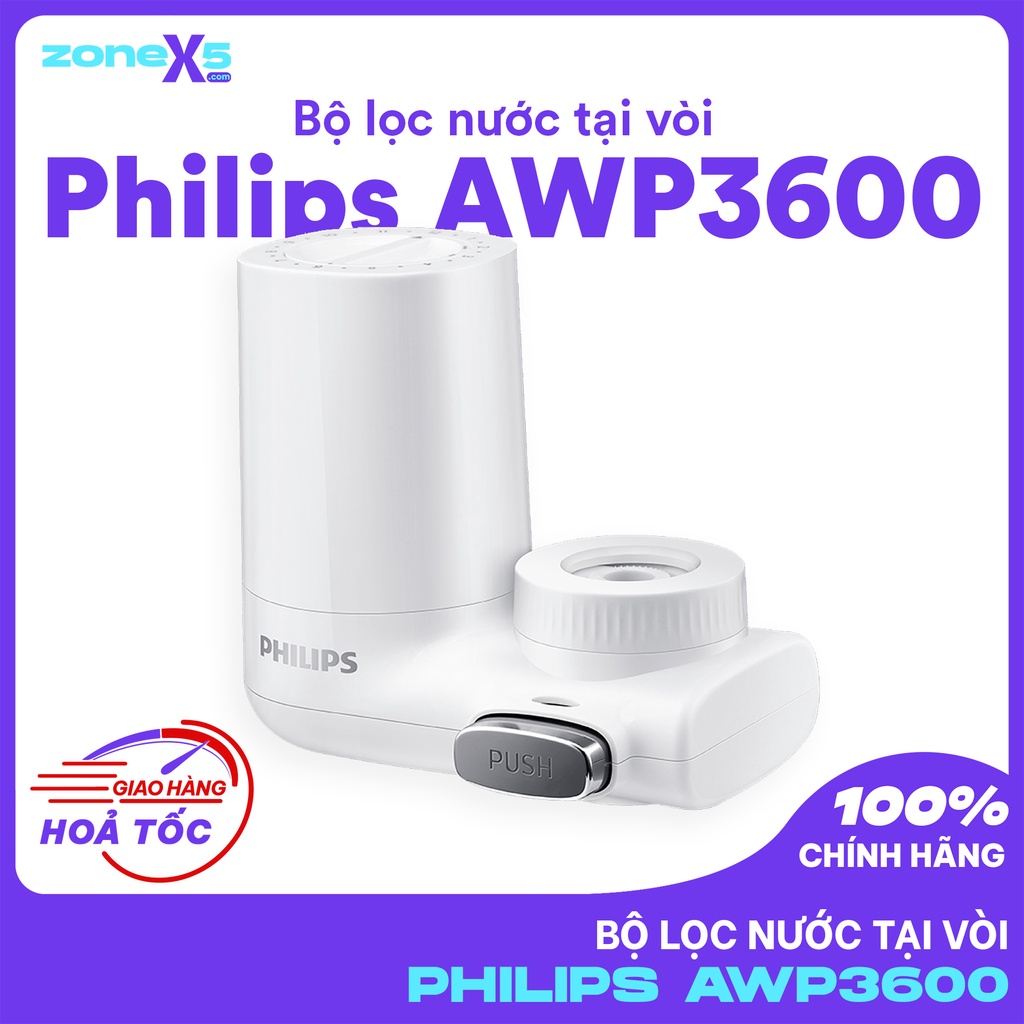 Bộ lọc nước tại vòi Philips AWP3600 - Thiết bị lọc nước tại vòi Philips ...