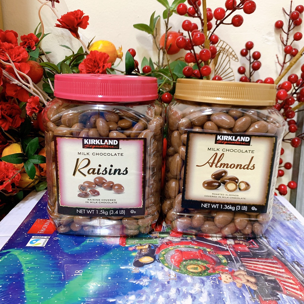 Kẹo socola Kirkland Signature Milk Chocolate Almonds And Milk Chocolate ...