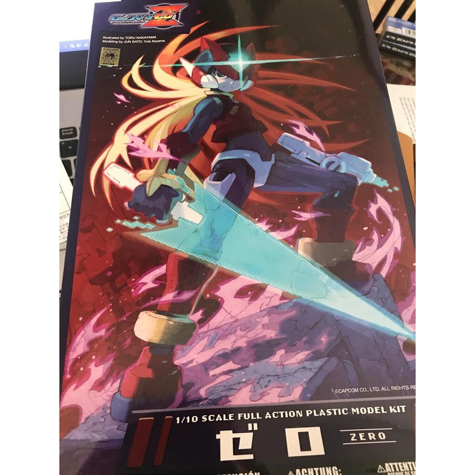 Mô hình Mega Man Zero - Zero Repackage Edition 1/10 Plastic Model | Shopee Việt Nam