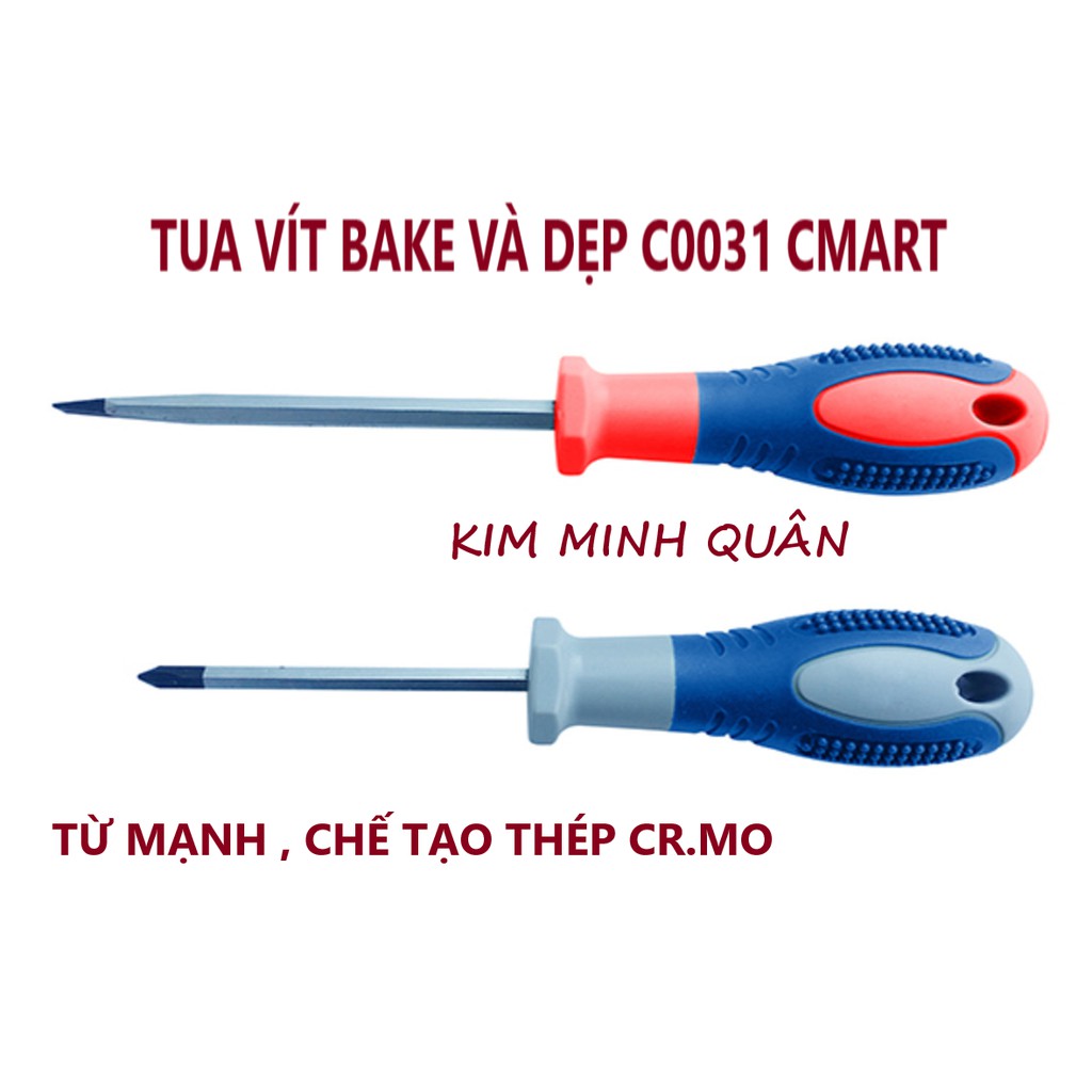 Tua Vít Cao Cấp Bake và Dẹp 6mm x (100-125-150-200-250mm) C0031 CMART ...