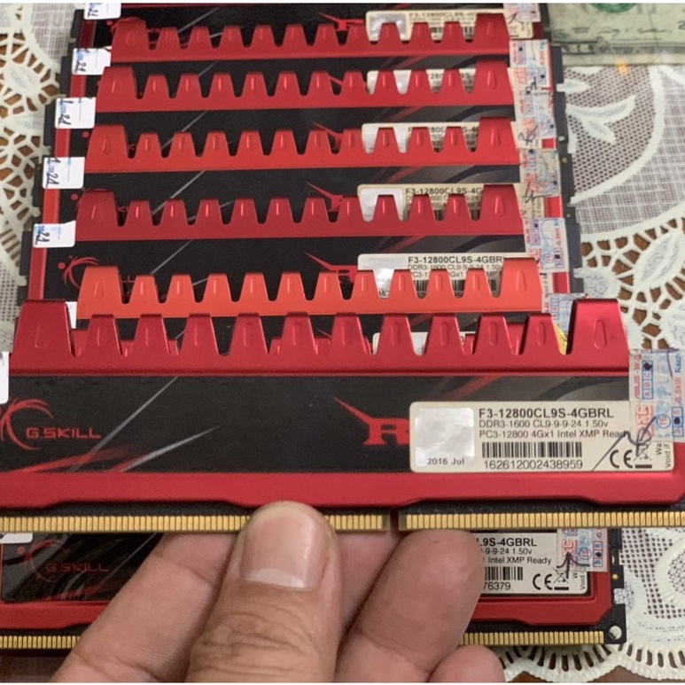 Ram G.Skill 4G/DDR3/1333-1600 Tản nhiệt thép - Vi Tính Bắc Hải | Shopee ...