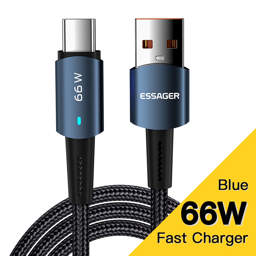 Cáp sạc nhanh Essager 66W 6A USB to Type-C cho Huawei OPPO VIVO | Shopee Việt Nam