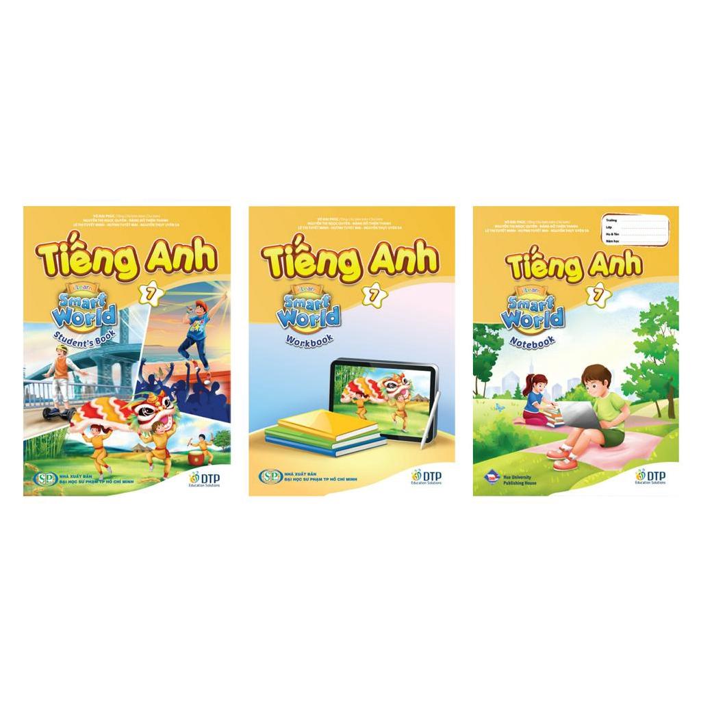 Sách - DTPbooks - Tiếng Anh 7 i-Learn Smart World trọn bộ (Sách học sinh, Sách bài tập, Vở ghi ...