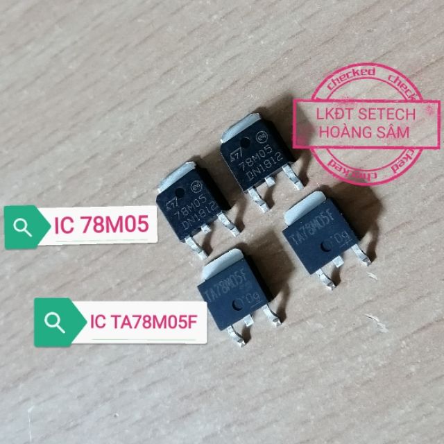 IC nguồn 5V 7805 chân dán 78M05; 78M05-ST, TA78M05F chính hãng | Shopee ...