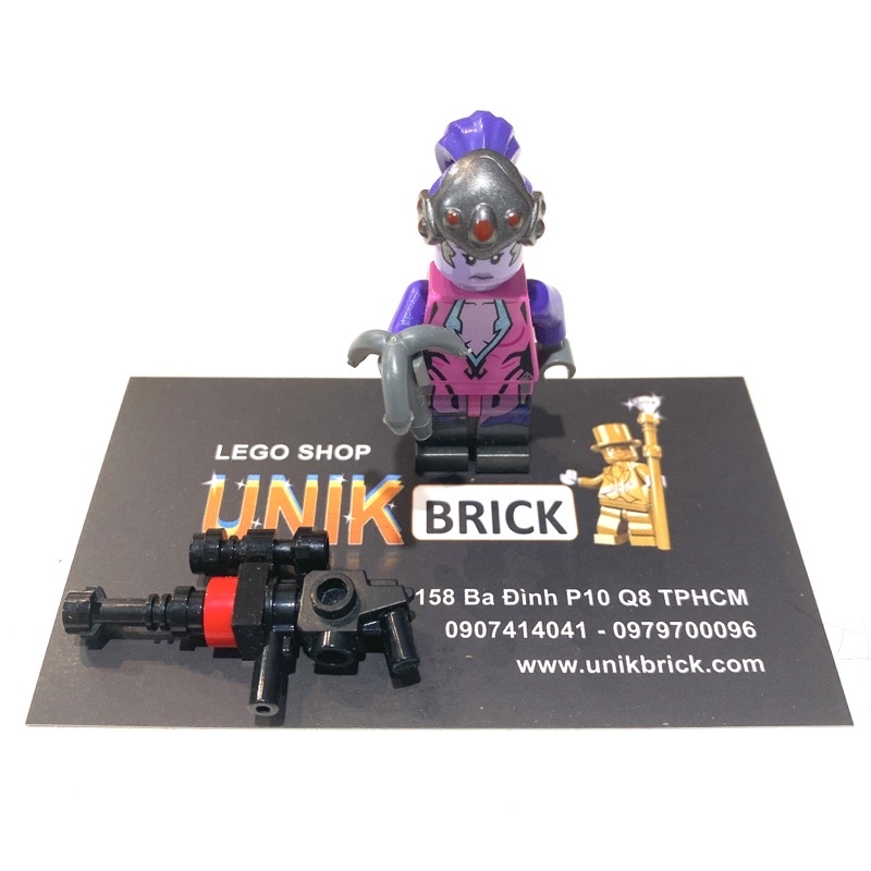 Lego UNIK BRICK Overwatch Widowmaker tay súng tóc tím chính hãng (như ...