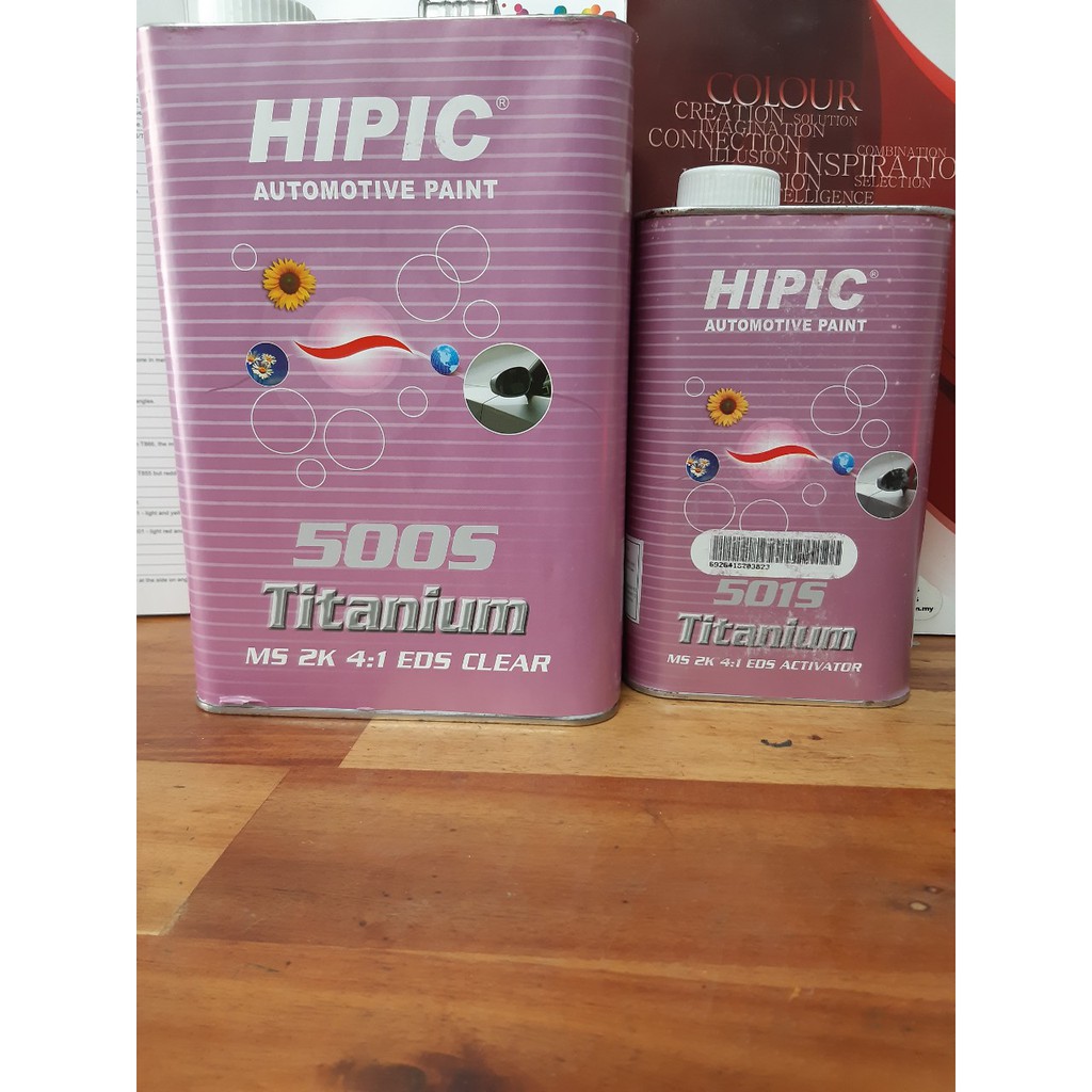 Sơn bóng 2K Hipic 500S sản phẩm của Axalta sản xuất Malaysia ( Bóng 4 ...