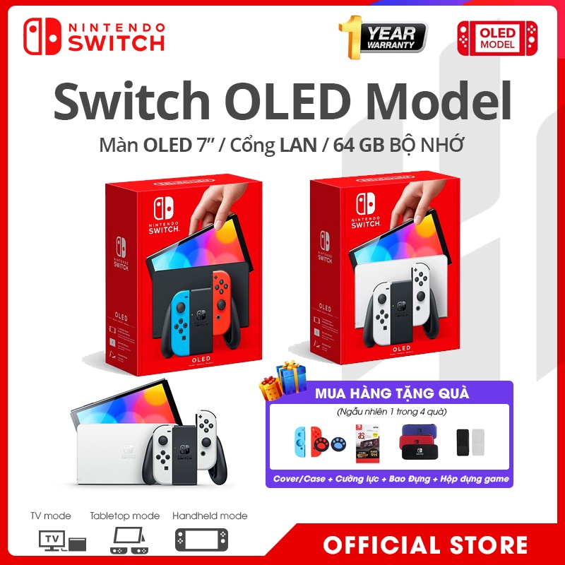 Máy Nintendo Switch Oled Model 2022 chơi game cầm tay bộ nhớ 64GB màn ...