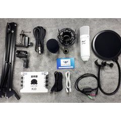 Combo mic ISK AT100 + Soundcard XOX K10 Kèm Phụ Kiện | Shopee Việt Nam