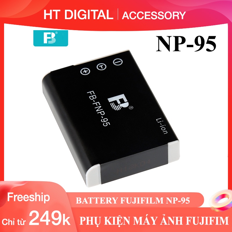 Pin Fujifilm NP-95 cho máy ảnh Fujifilm XF10 X100 X100s X100T X30 X70 X ...