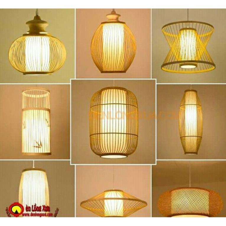 Mây tre đan- Đèn tre đèn Mây tre đèn thả Mây tre đèn lồng tre trang trí ...
