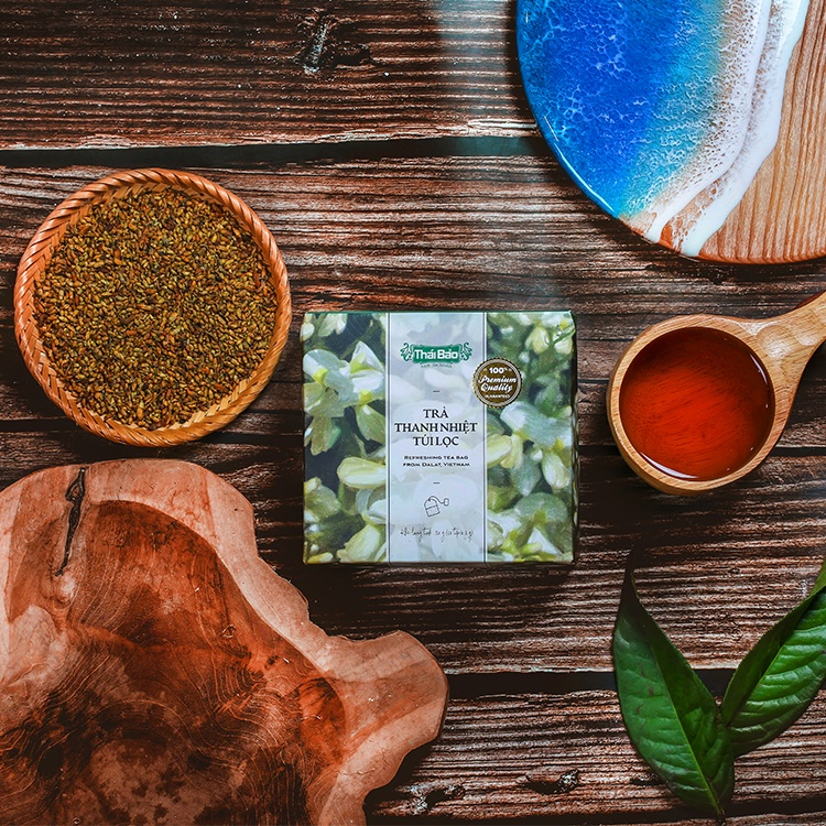 Trà thanh nhiệt túi lọc Langfarm x Thái Bảo - Giúp thanh nhiệt, sáng mắt, nhuận tràng (Thảo mộc ...