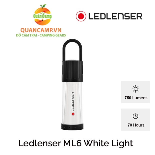 Đèn pin cắm trại Ledlenser Ml6 White Light | Shopee Việt Nam