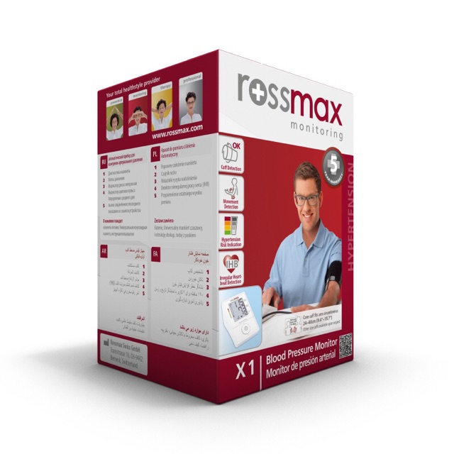 Máy đo huyết áp bắp tay Rosmax tặng kèm bộ đổi nguồn | Shopee Việt Nam
