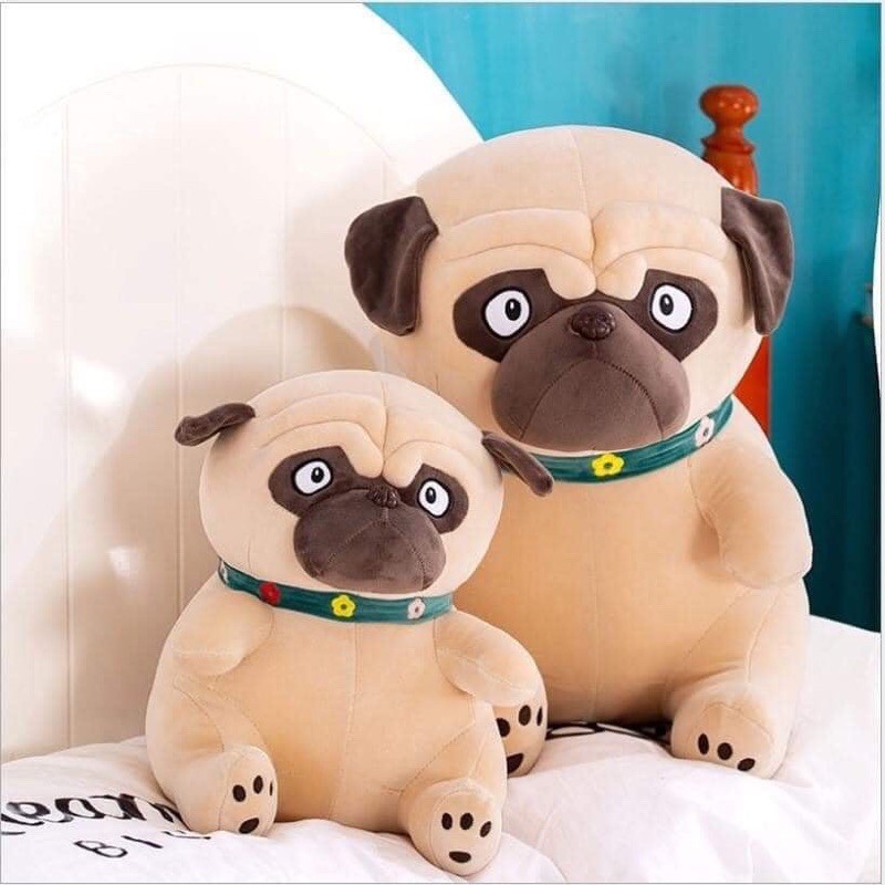 gấu bông chó mặt nhăn, Chó Pull dog bông, Chó mặt xệ bông | Shopee Việt Nam