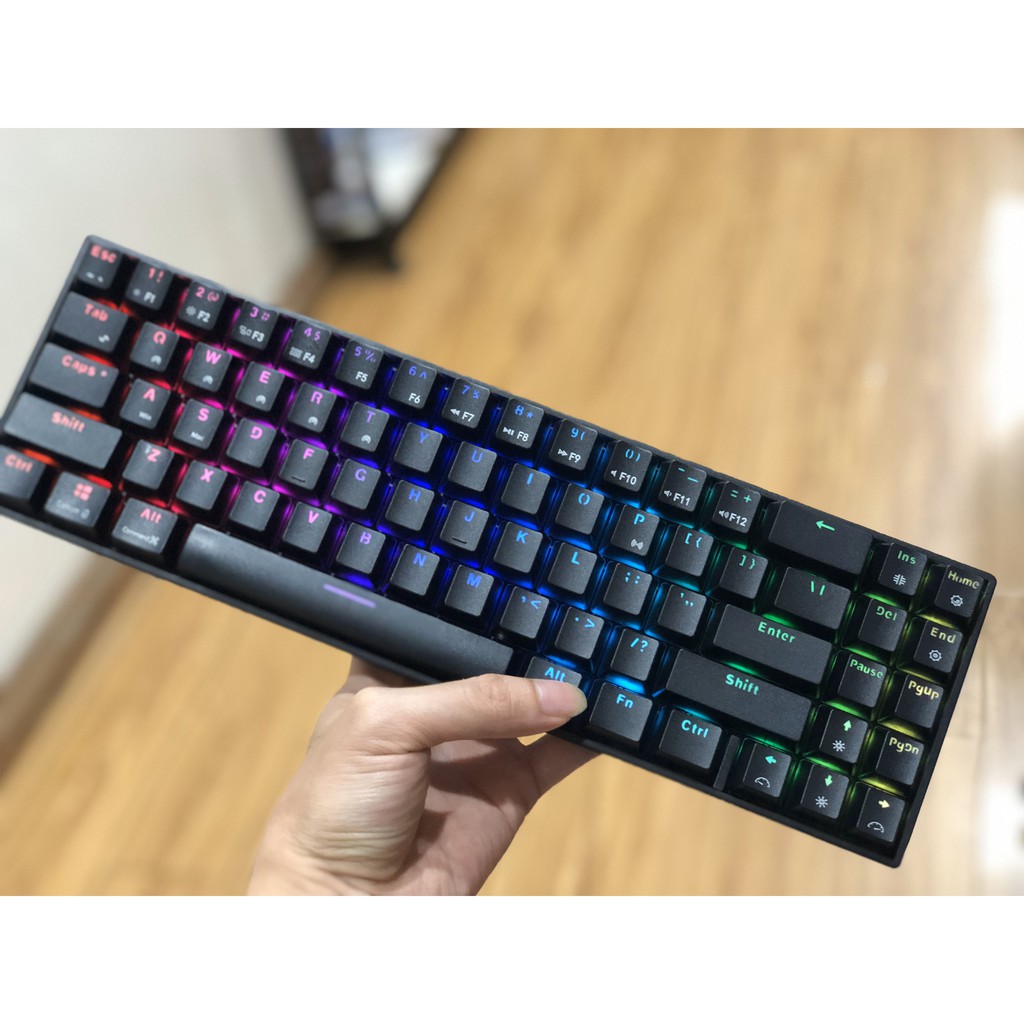 [Ver3] Bàn phím cơ RK71 led RGB Gaming Bluetooth 4.0 - Bàn phím không ...